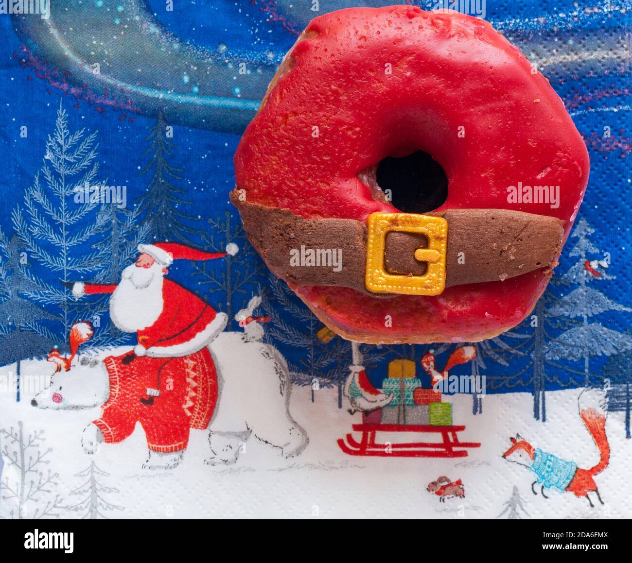 Santa's Yumnuts, cross between a doughnut and a yum yum from M&S in ...
