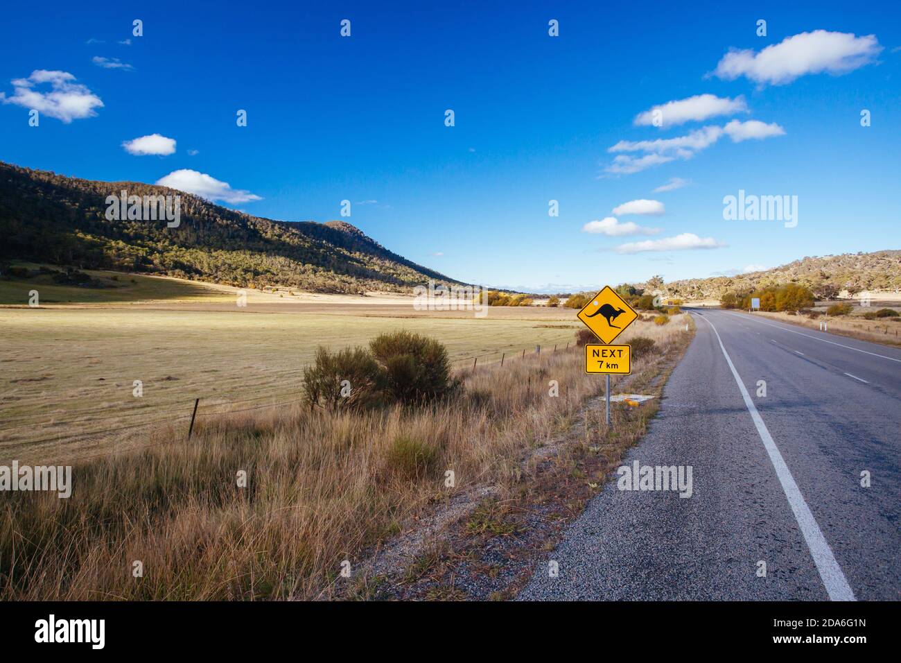 Snowy Mountains Landscape in Australia Stock Photo - Alamy