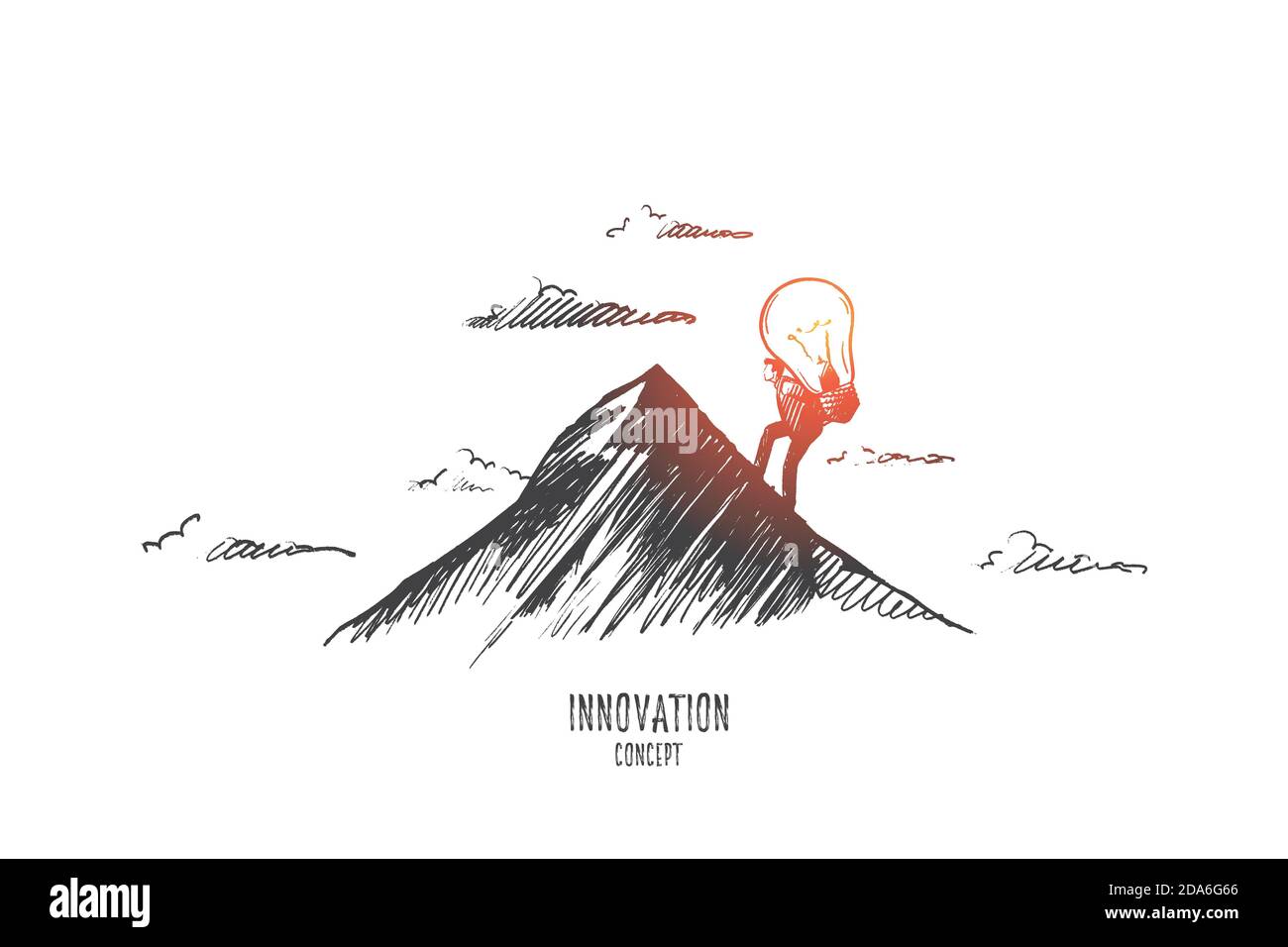 Innovation concept. Hand drawn isolated vector Stock Vector Image & Art ...