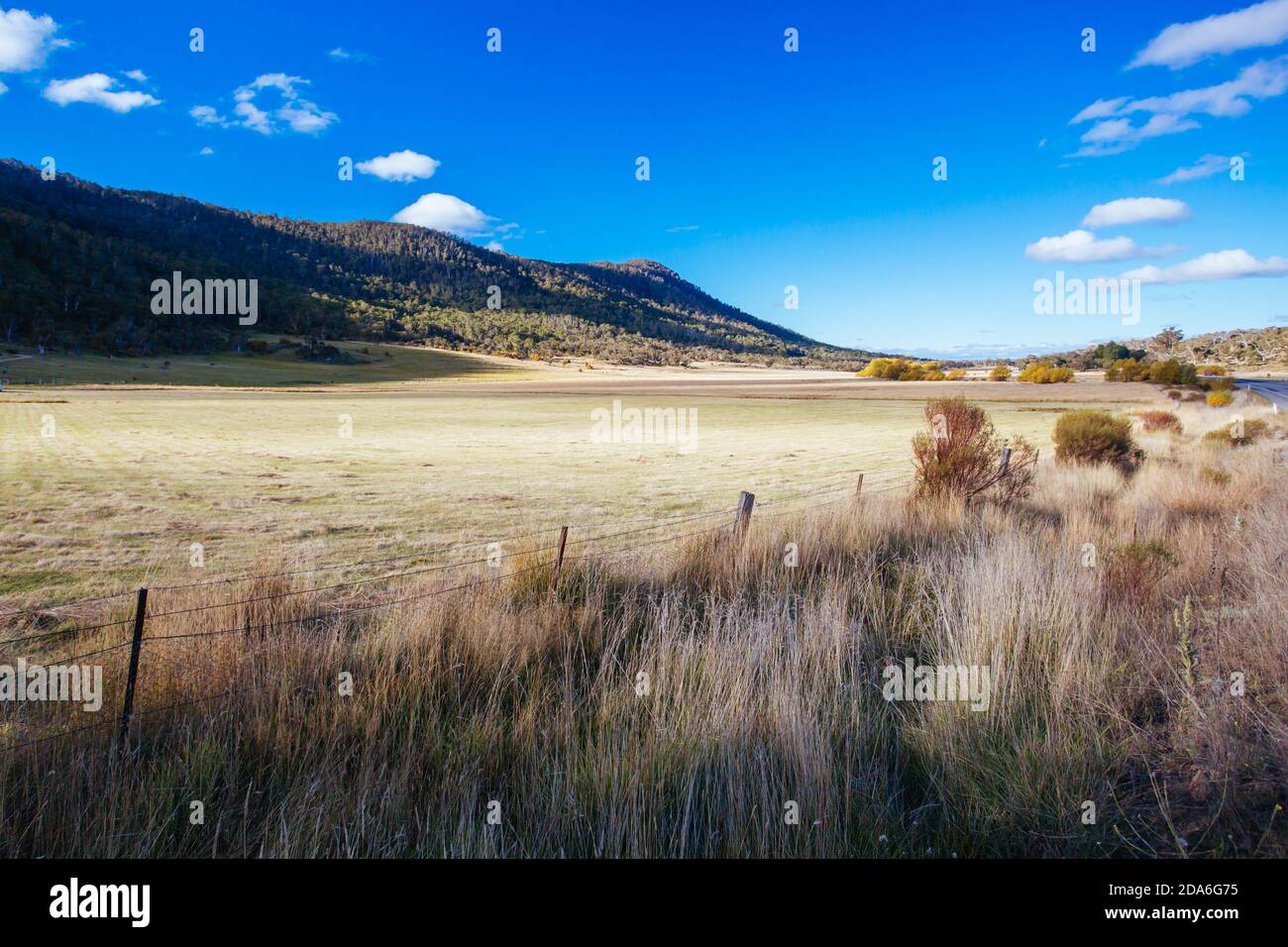 Snowy Mountains Landscape in Australia Stock Photo - Alamy