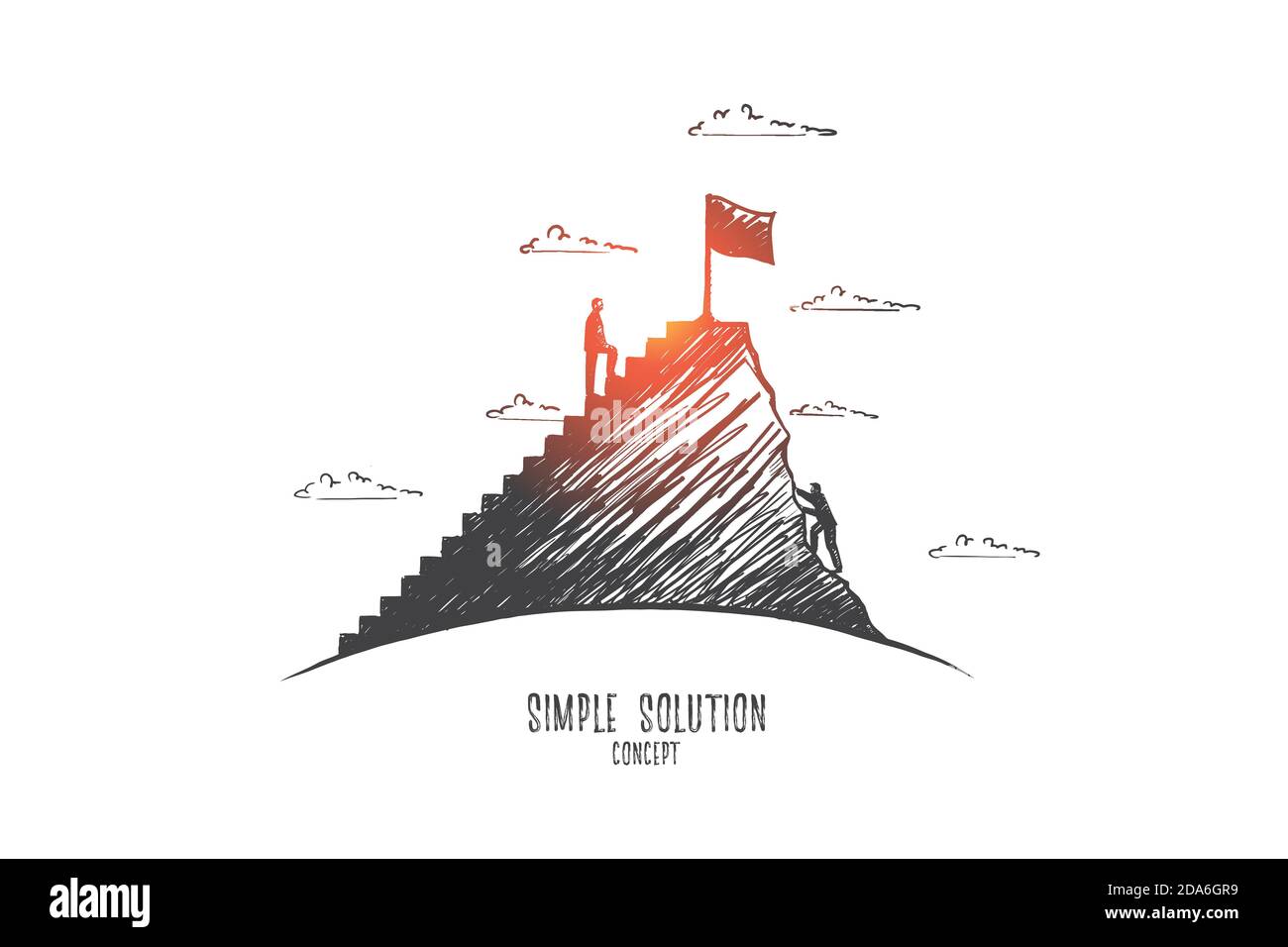 Simple solution hi-res stock photography and images - Alamy
