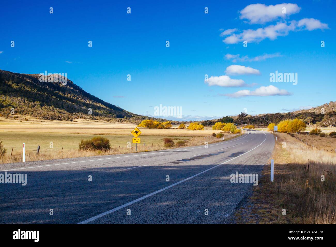 Snowy Mountains Landscape in Australia Stock Photo - Alamy