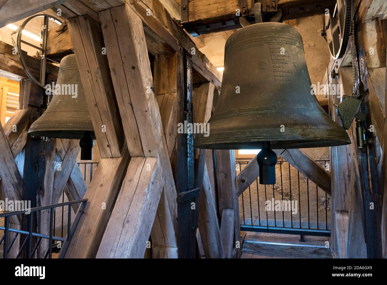 Switzerland, Vaud, Waadt, Vallée de Joux, Parc Jura vaudois, village ...