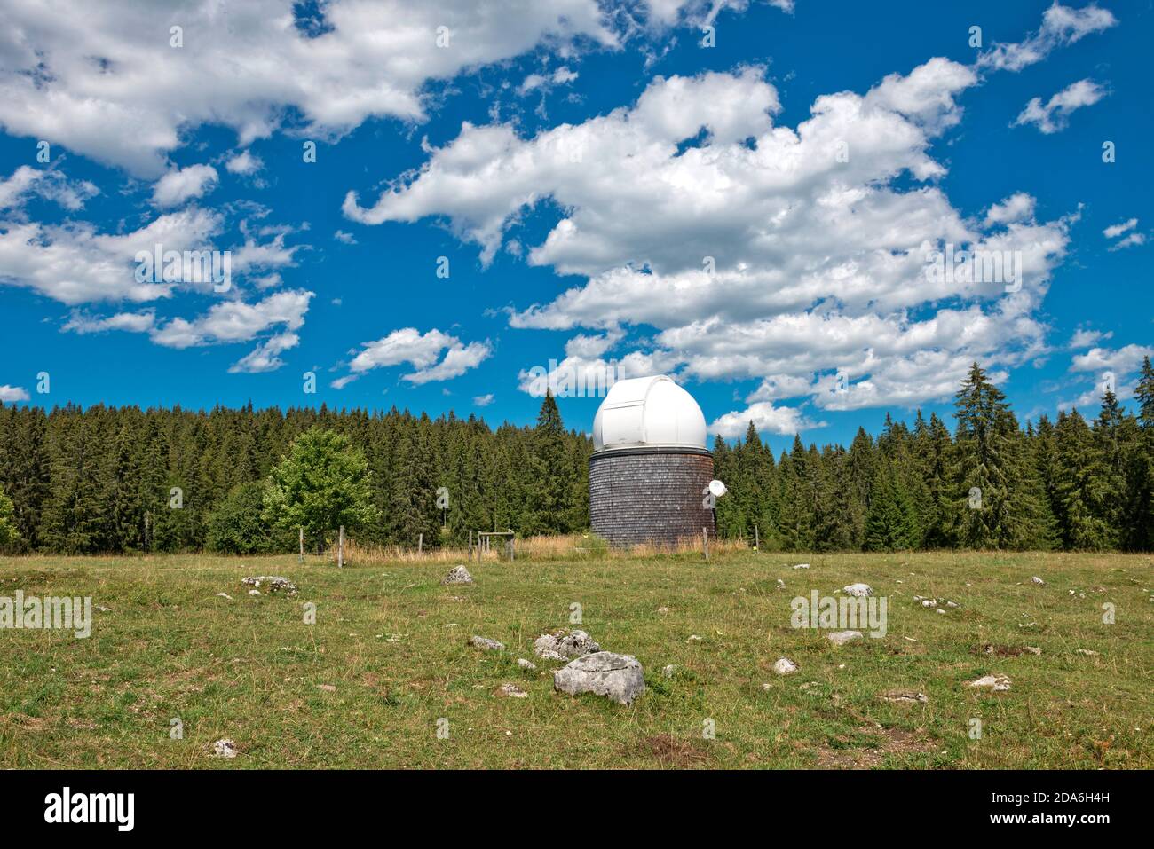 Switzerland, Vaud, Waadt, Vallée de Joux, Parc Jura vaudois, AstroVal ...