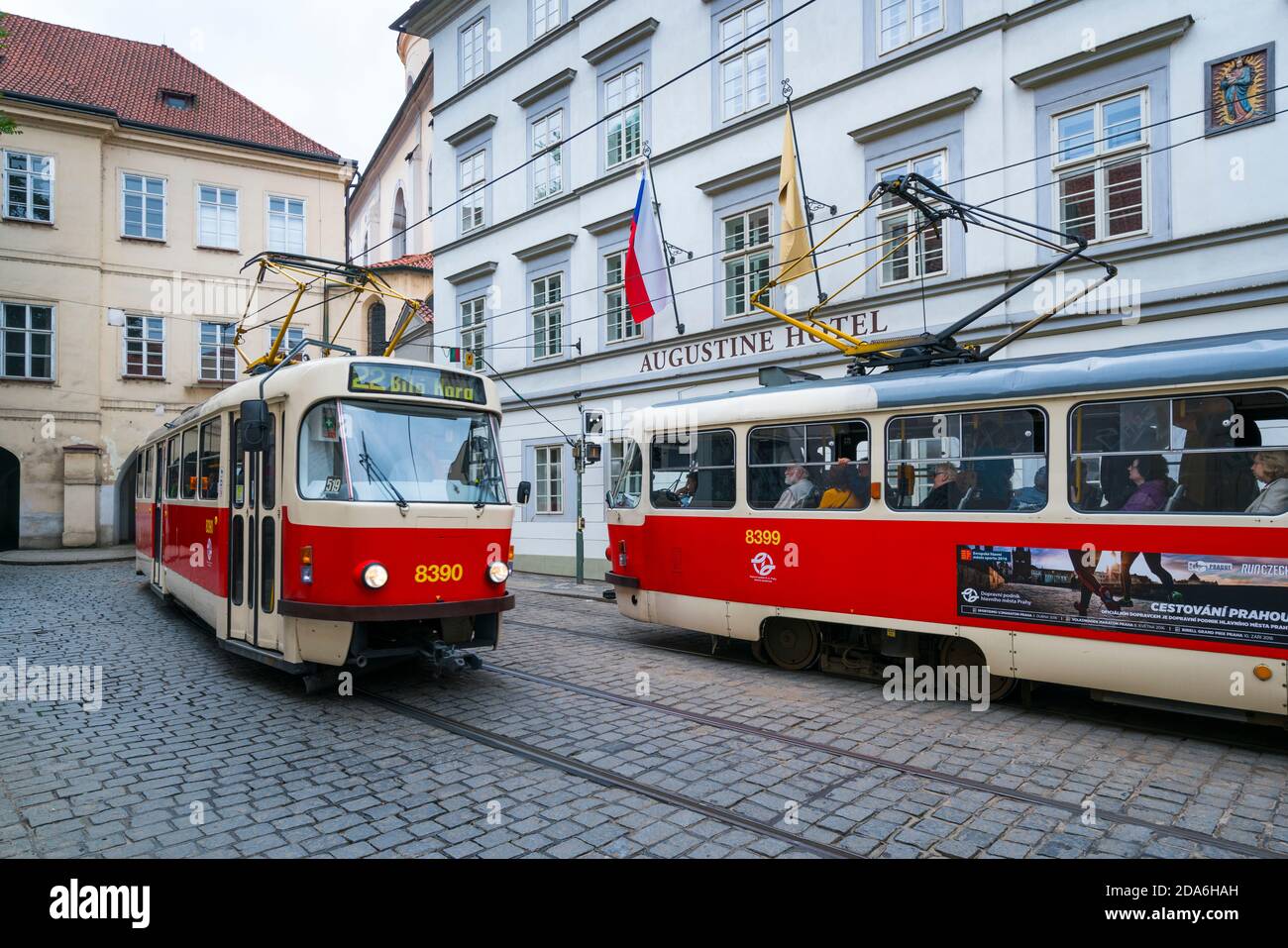 Tram, Prague, Czech Republic, Europe Stock Photo - Alamy