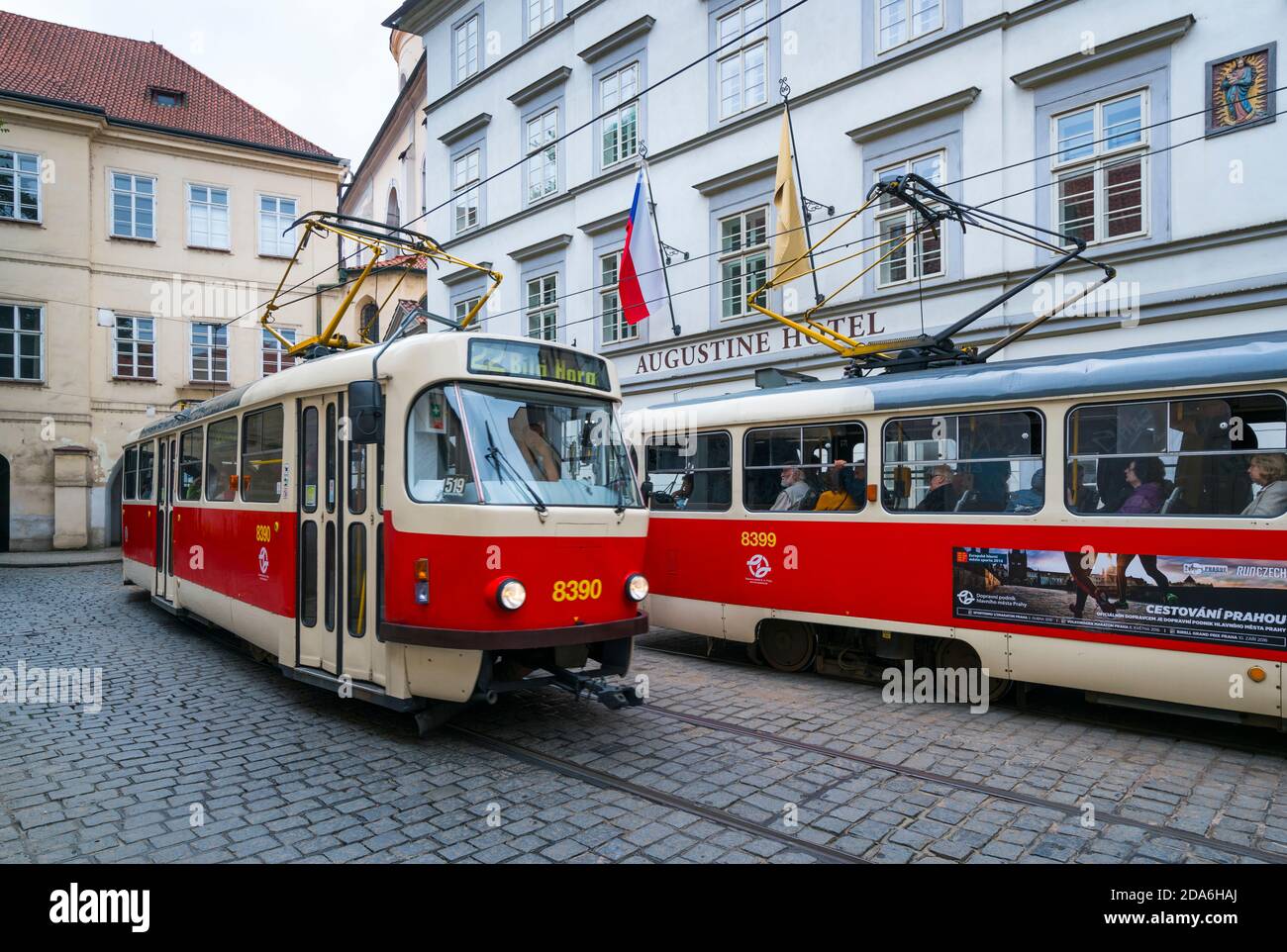 Tram, Prague, Czech Republic, Europe Stock Photo - Alamy