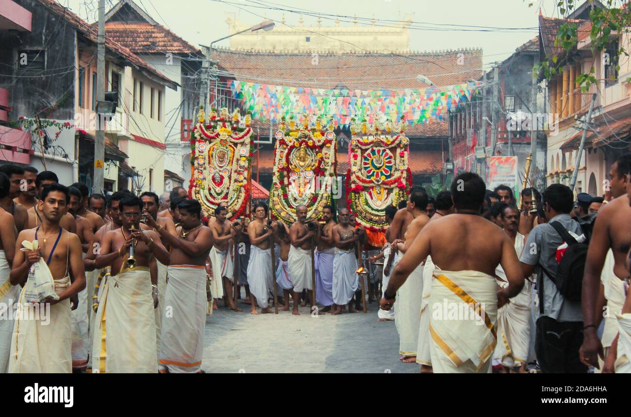 padmanabha swami temple festival Stock Photo - Alamy