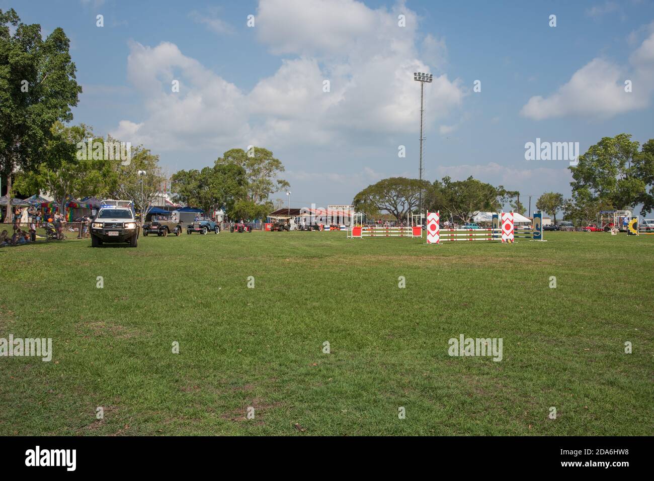 Darwin, NT, Australia-July 27,2018: Vintage car parade at the Darwin ...
