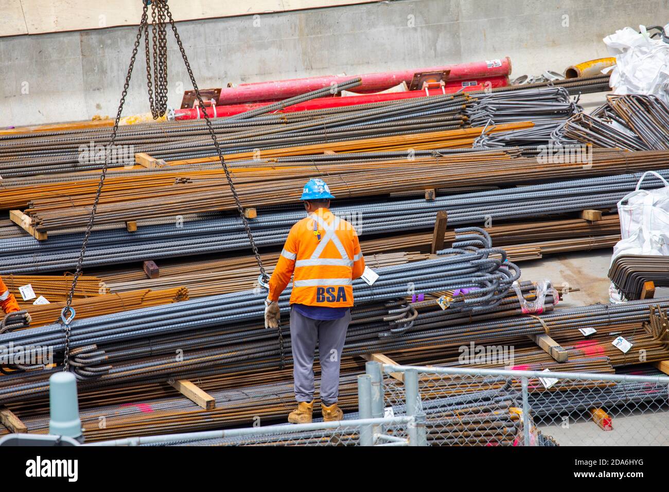 Australian Structural Steel Construction Worker
