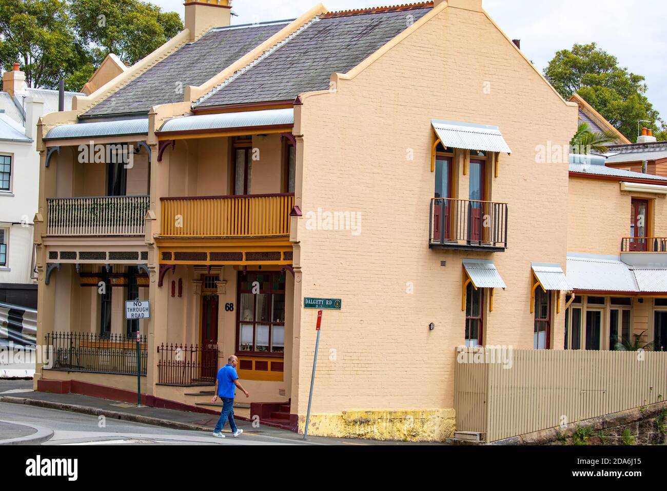 Traditional colonial home at Millers Point in Sydney city centre,NSW ...