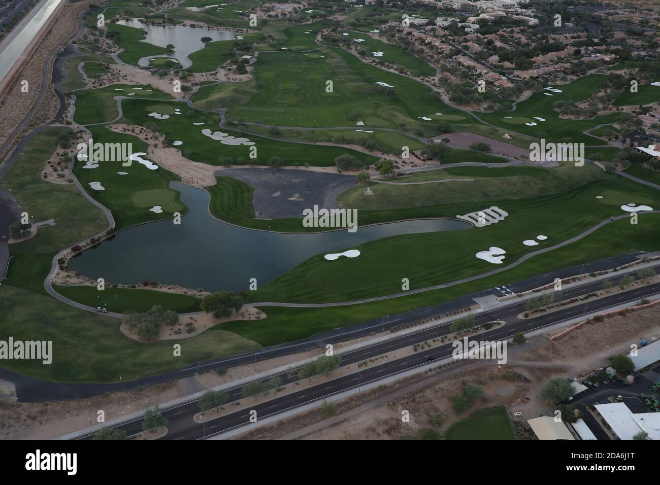 Scottsdale, AZ, USA. 9th Nov, 2020. aerial view of TPC Scottsdale Waste ...