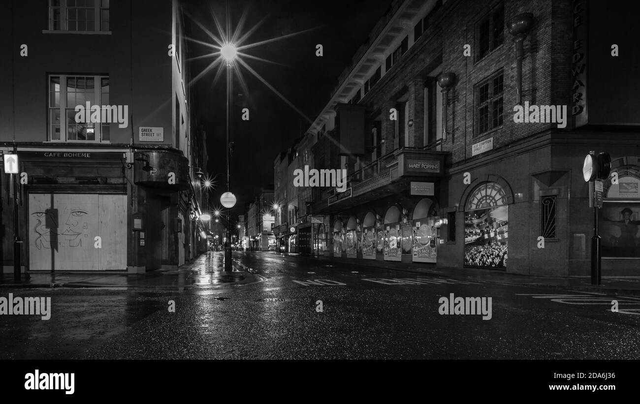Lockdown empty streets Black and White Stock Photos & Images - Alamy