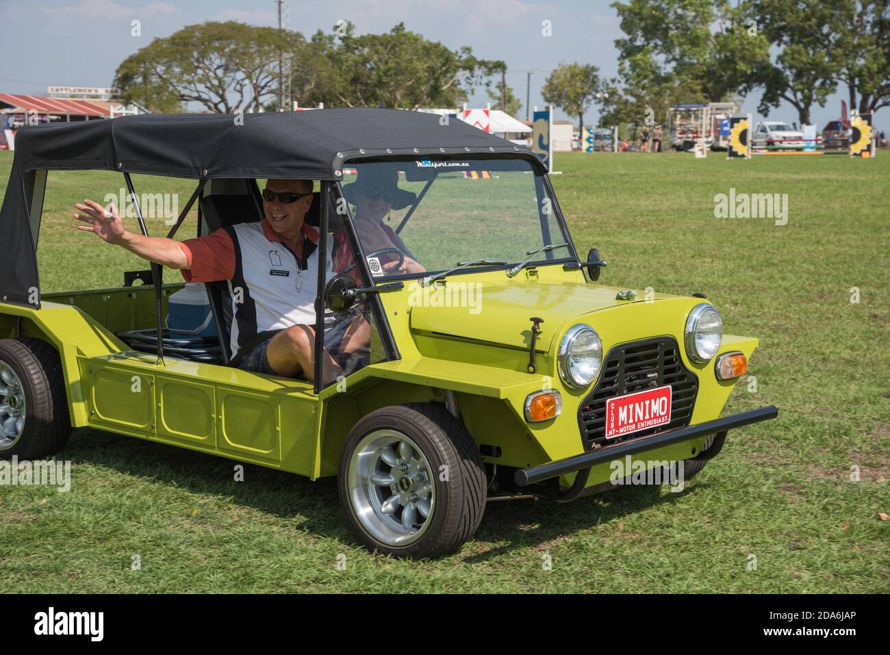 Darwin, NT, Australia-July 27,2018: People in Mini Mode at the car ...