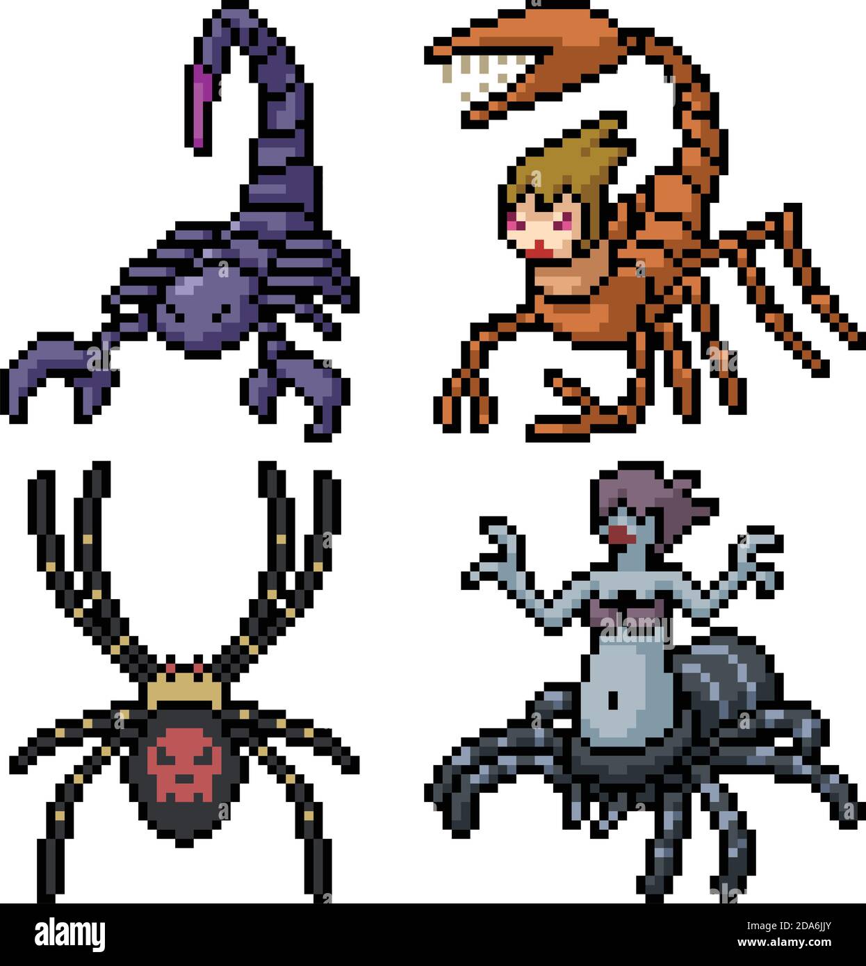 Female monster Stock Vector Images - Alamy