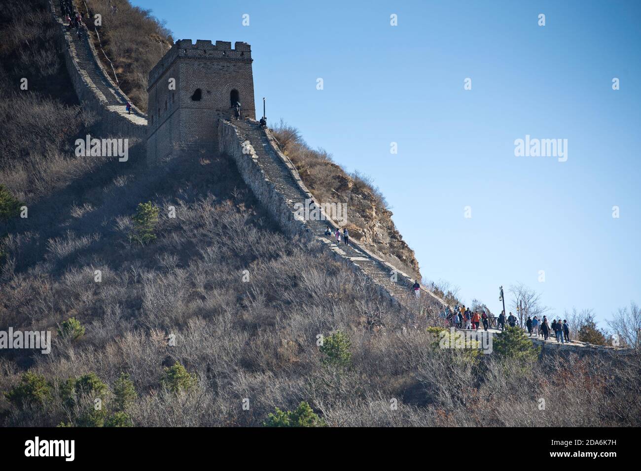 Simatai Great Wall at Gubei Water Town in Beijing Stock Photo - Alamy