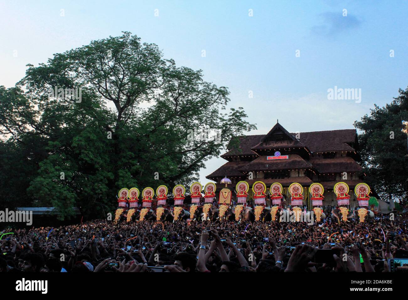Thrissur pooram hi-res stock photography and images - Alamy