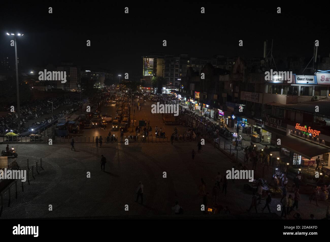 MIRA ROAD, INDIA - Nov 09, 2020: exterior Mira road station busy ...