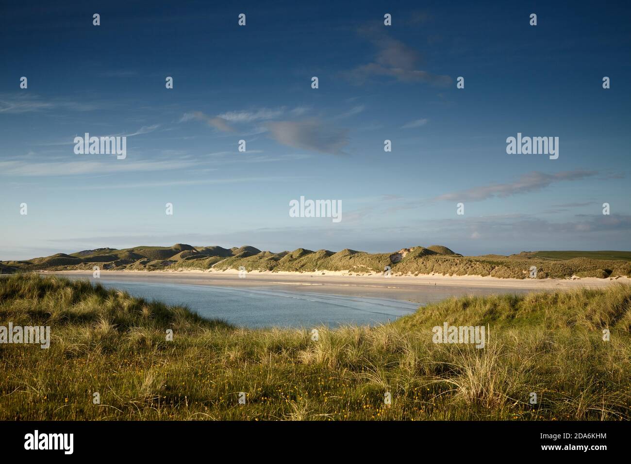 Line of impressive dunes in the sun Stock Photo - Alamy