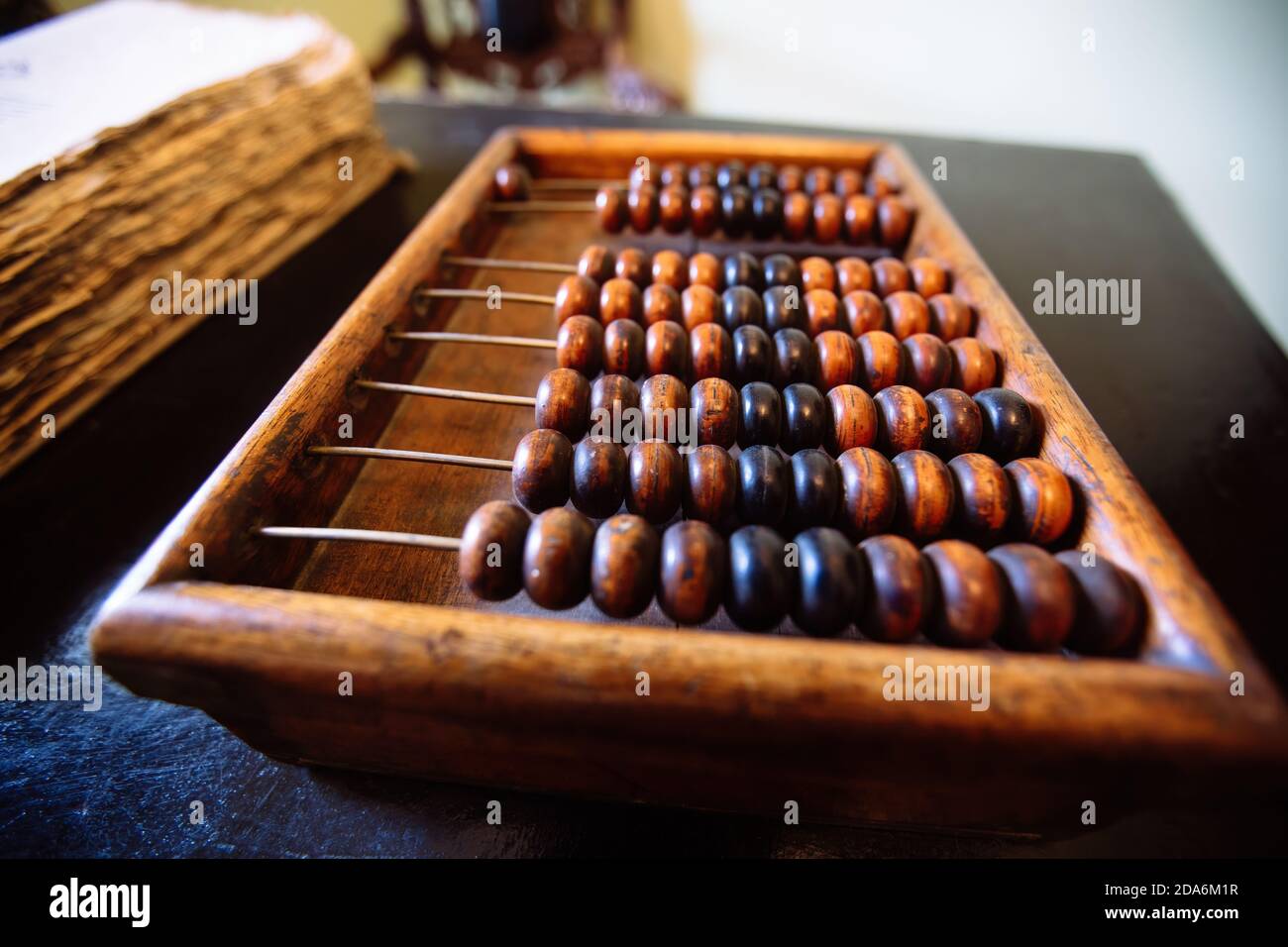 Vintage wooden abacus hi-res stock photography and images - Alamy