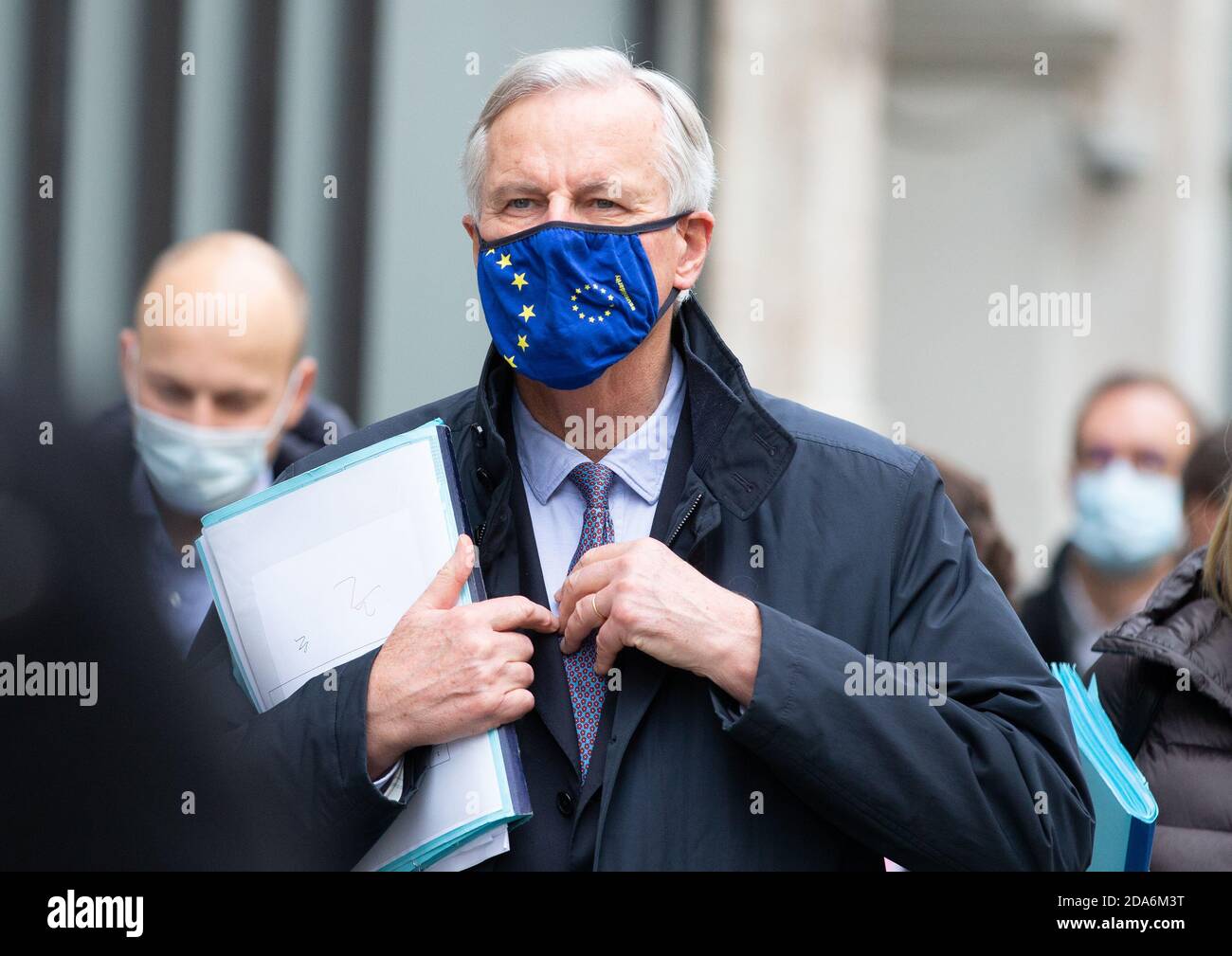 London, UK. 10th Nov, 2020. Michel Barnier, Chief EU negotiator ...