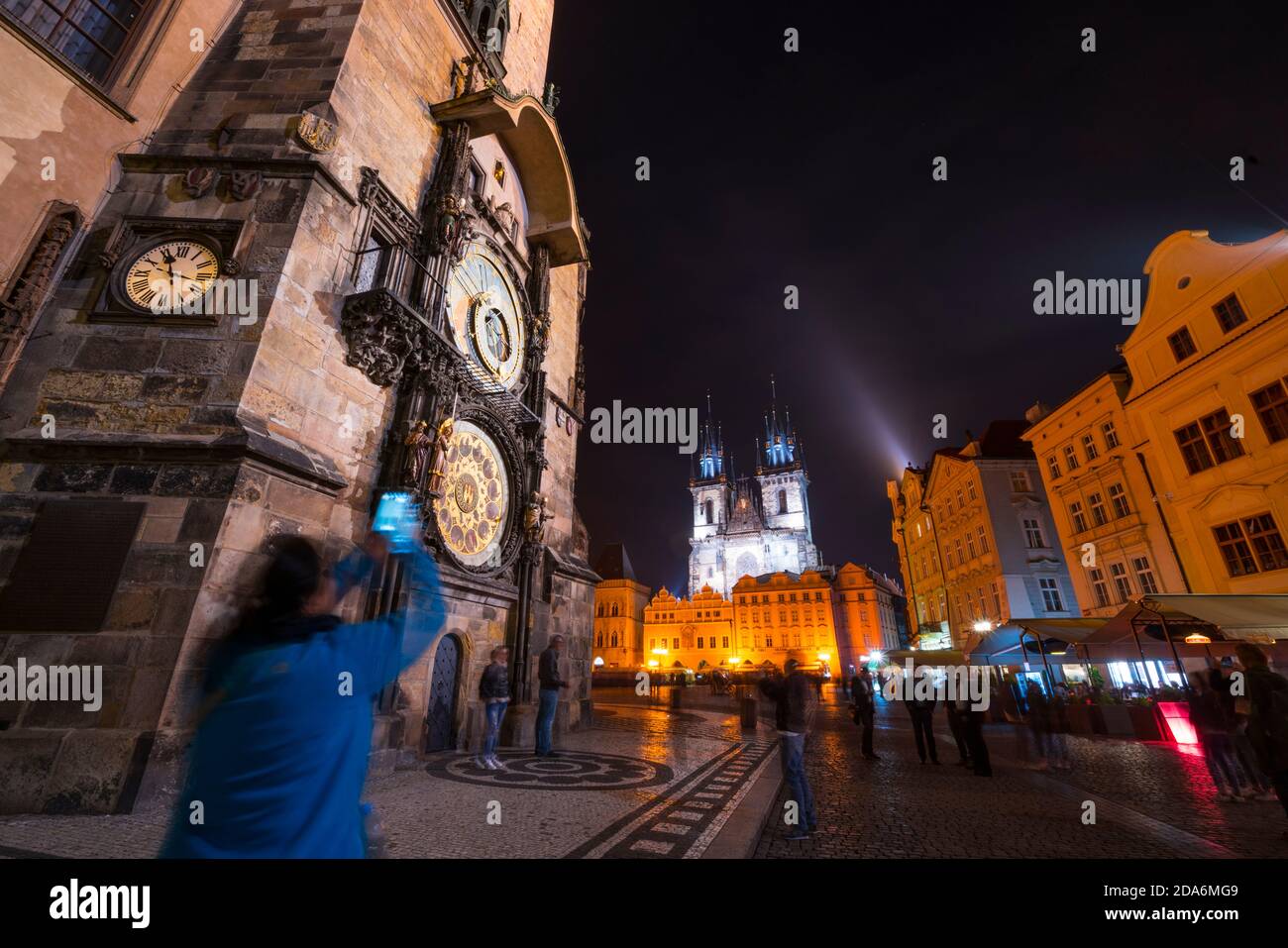 Medieval Astronomical Clock, Tower, Old Town Hall, Old Town Square ...