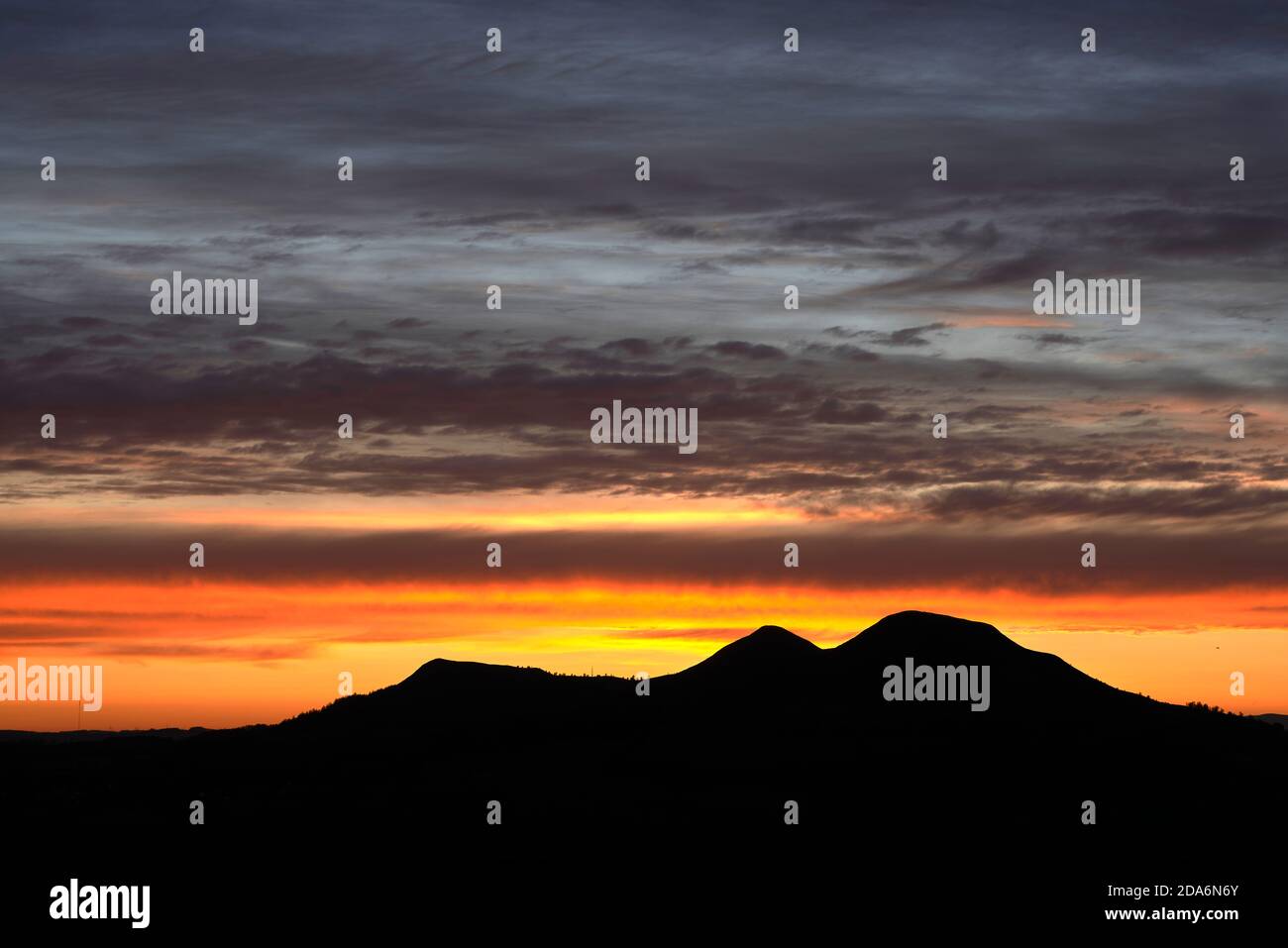 Scott's view scotland sunset hi-res stock photography and images - Alamy