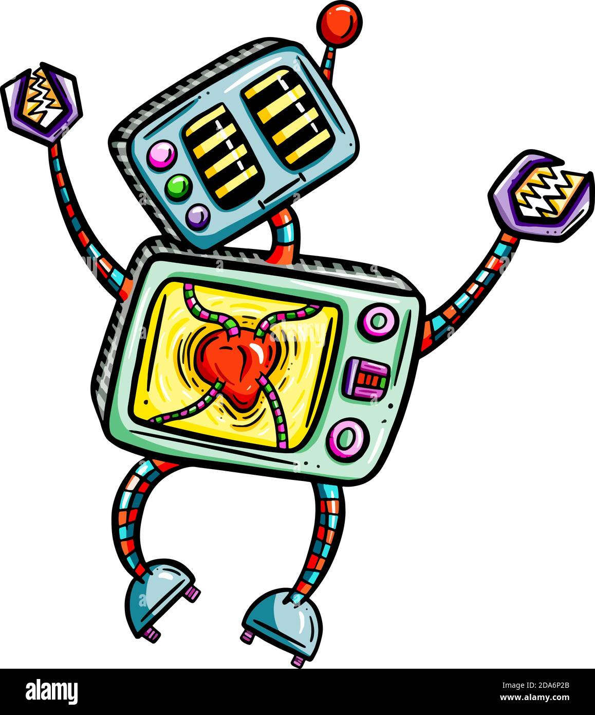 Humanoid robot icon vector hi-res stock photography and images - Alamy