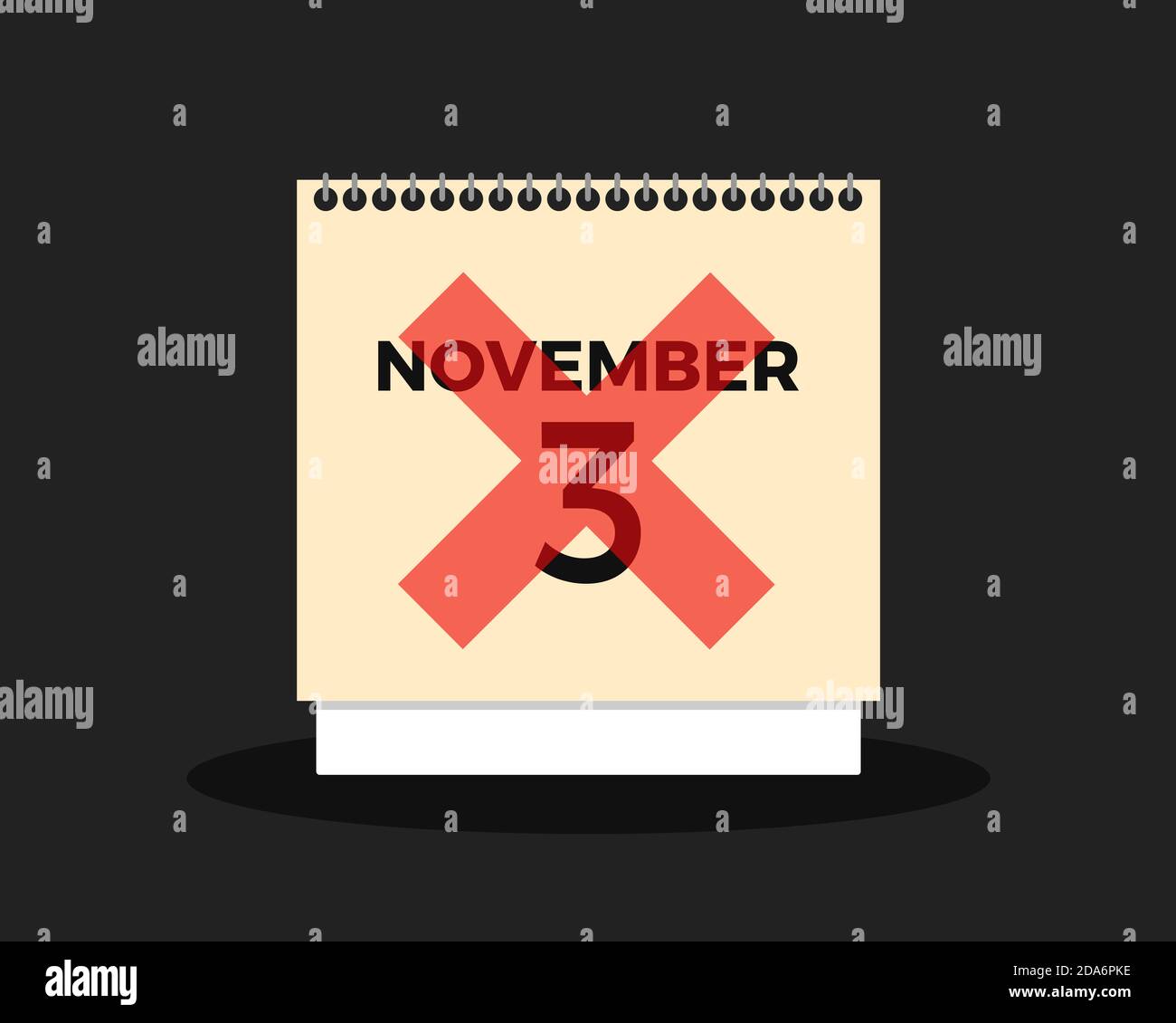 Cancellation and postpone of electrion day - calendar is showing date ...