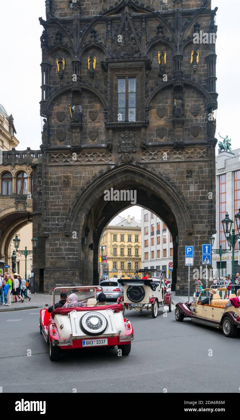 Powder Gate, Prague, Czech Republic, Europe Stock Photo - Alamy