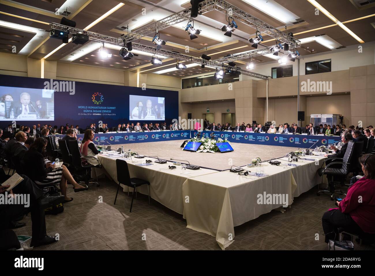 ISTANBUL, TURKEY - May 23, 2016: Working moments during World ...
