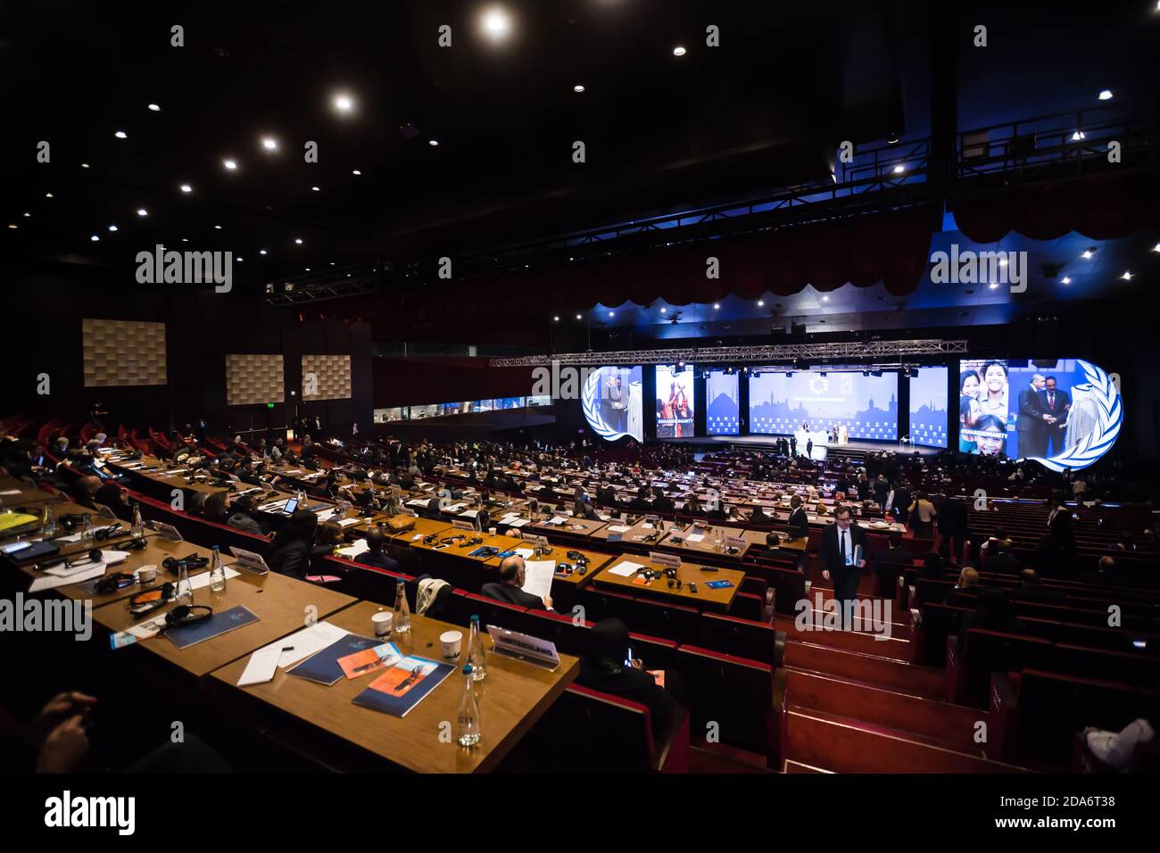 ISTANBUL, TURKEY - May 23, 2016: Working moments during World ...