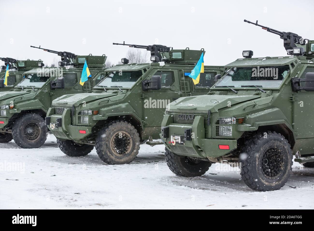 LVIV, UKRAINE - DECEMBER 30, 2014: Armed forces of Ukraine. Military ...