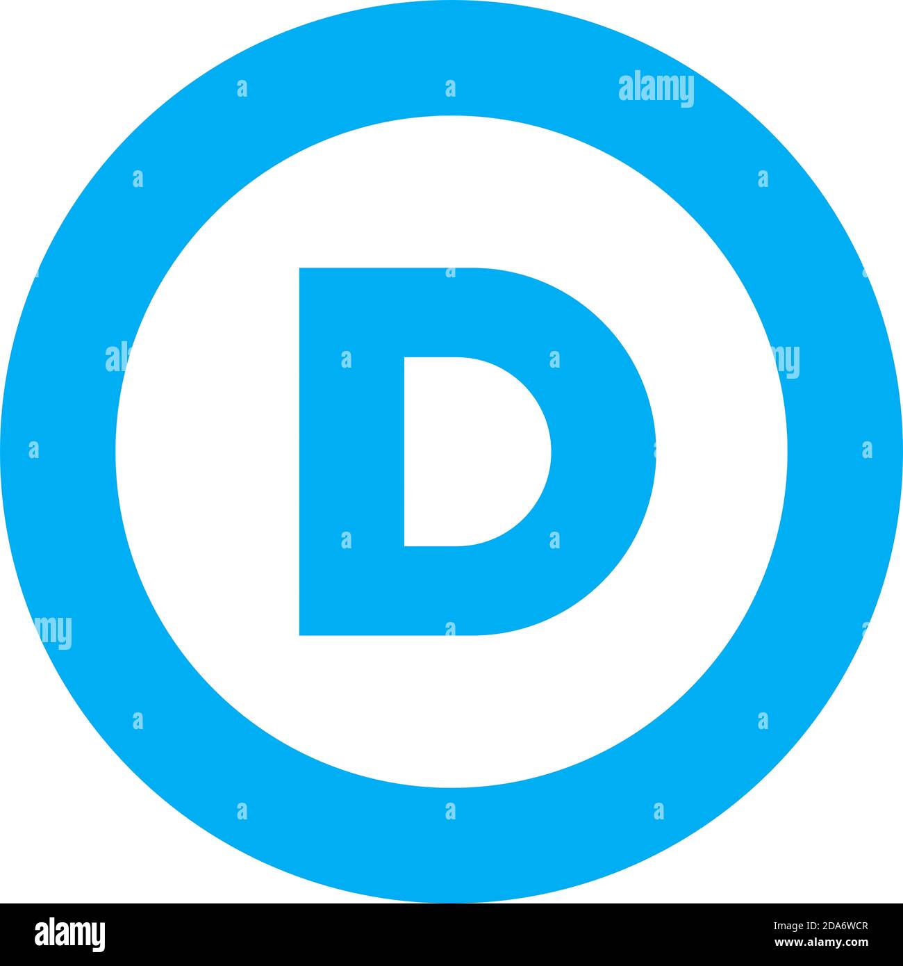 America democratic party logo hi-res stock photography and images - Alamy