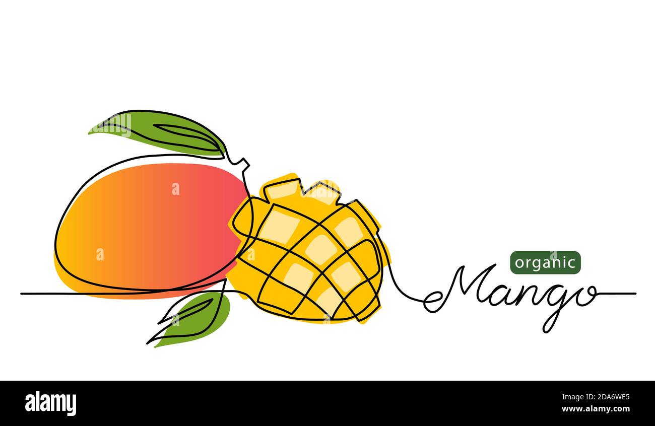 Mango outline hi-res stock photography and images - Alamy