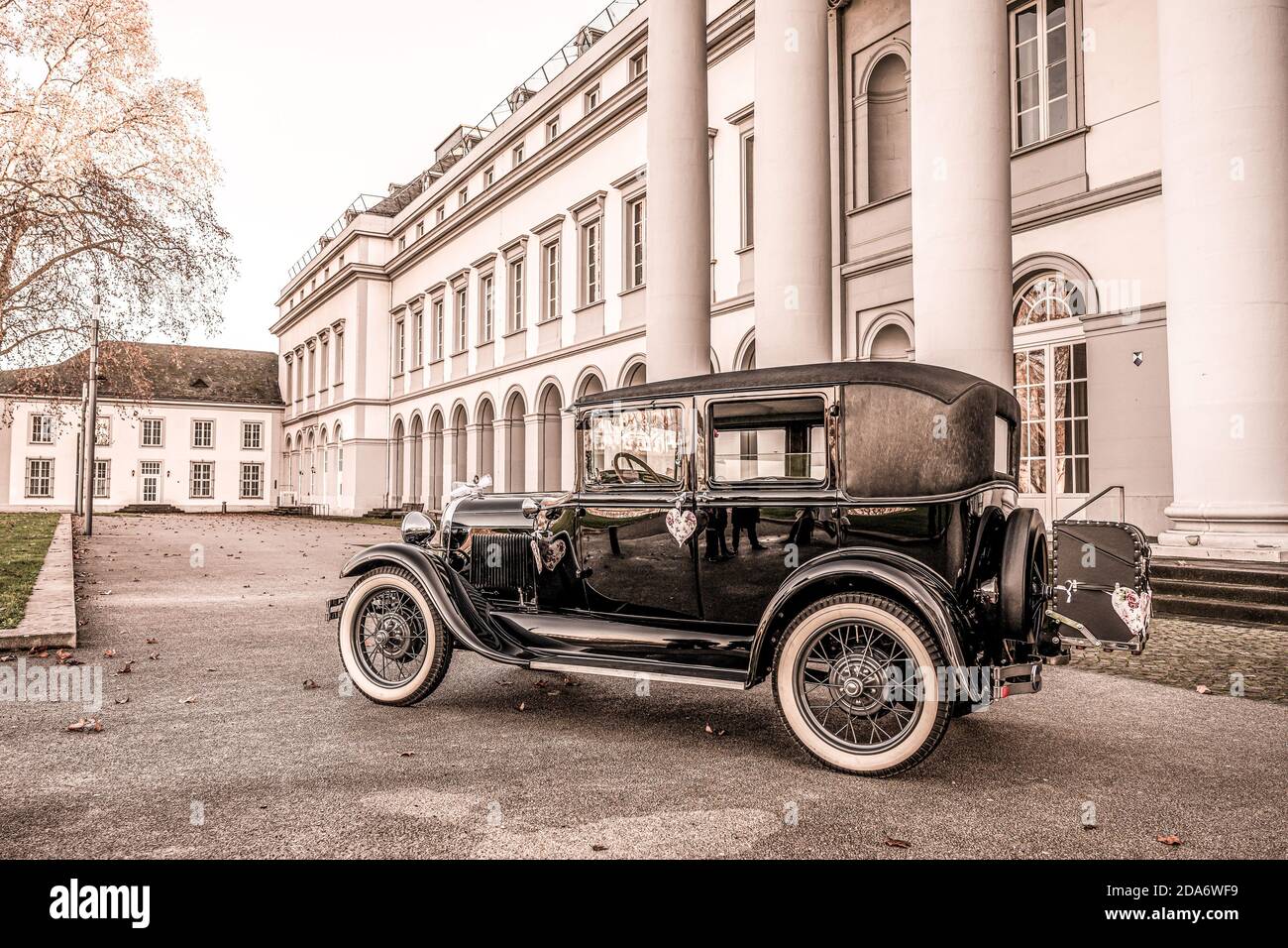 Original Oldtimer old antique car Ford Typ A Tudor Sedan, built at year ...