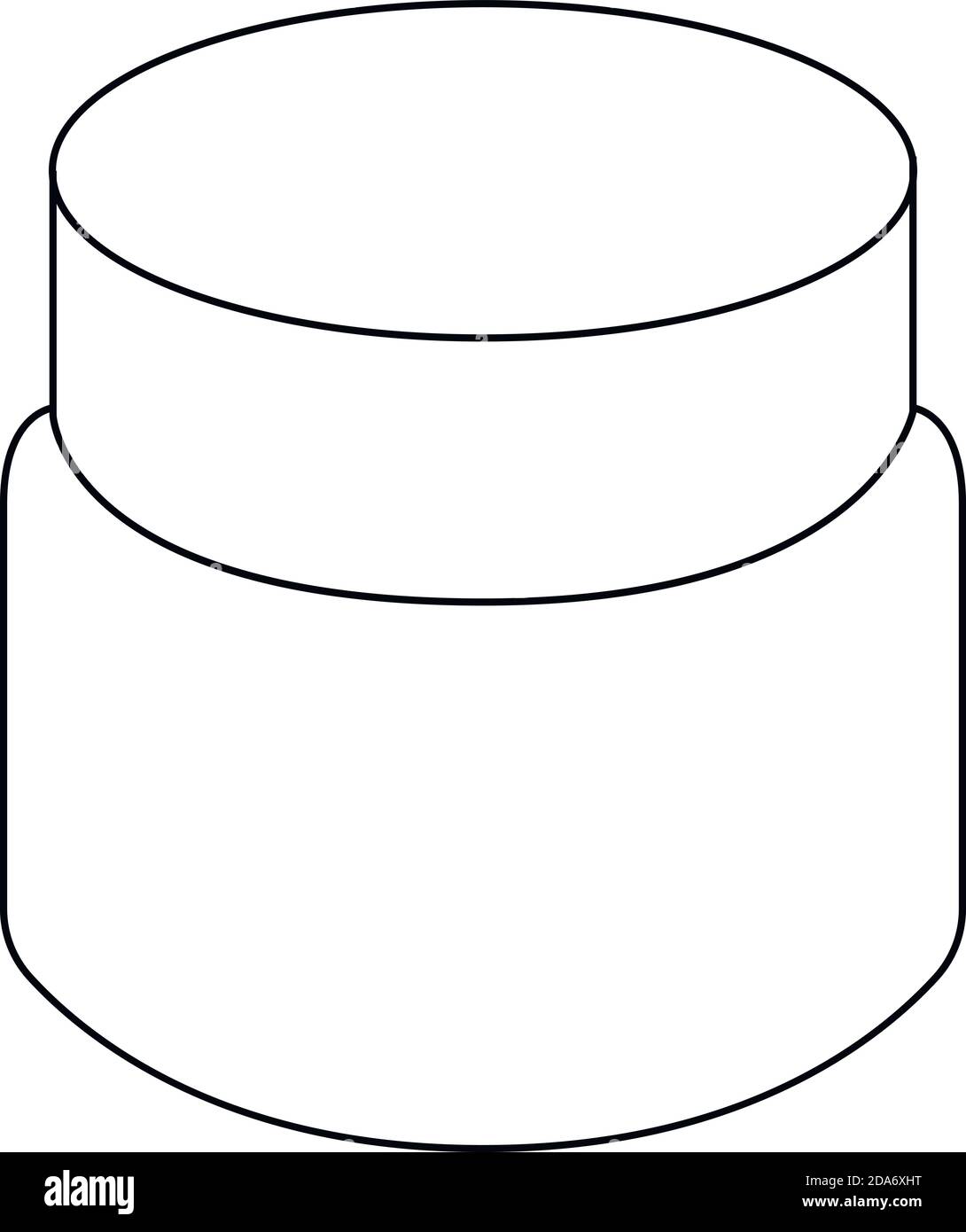 Powder cap Stock Vector Images - Alamy