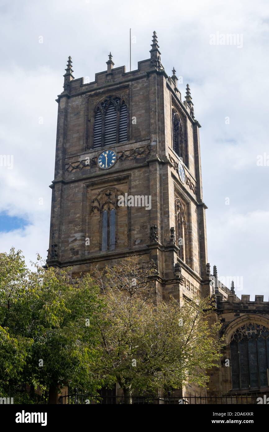 St Mary the Virgin Parish Church in Mold North Wales August 2020 Stock ...