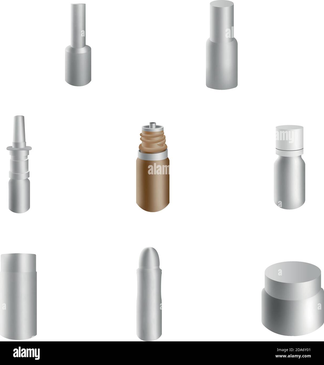 3d set pill blister Stock Vector Images - Alamy