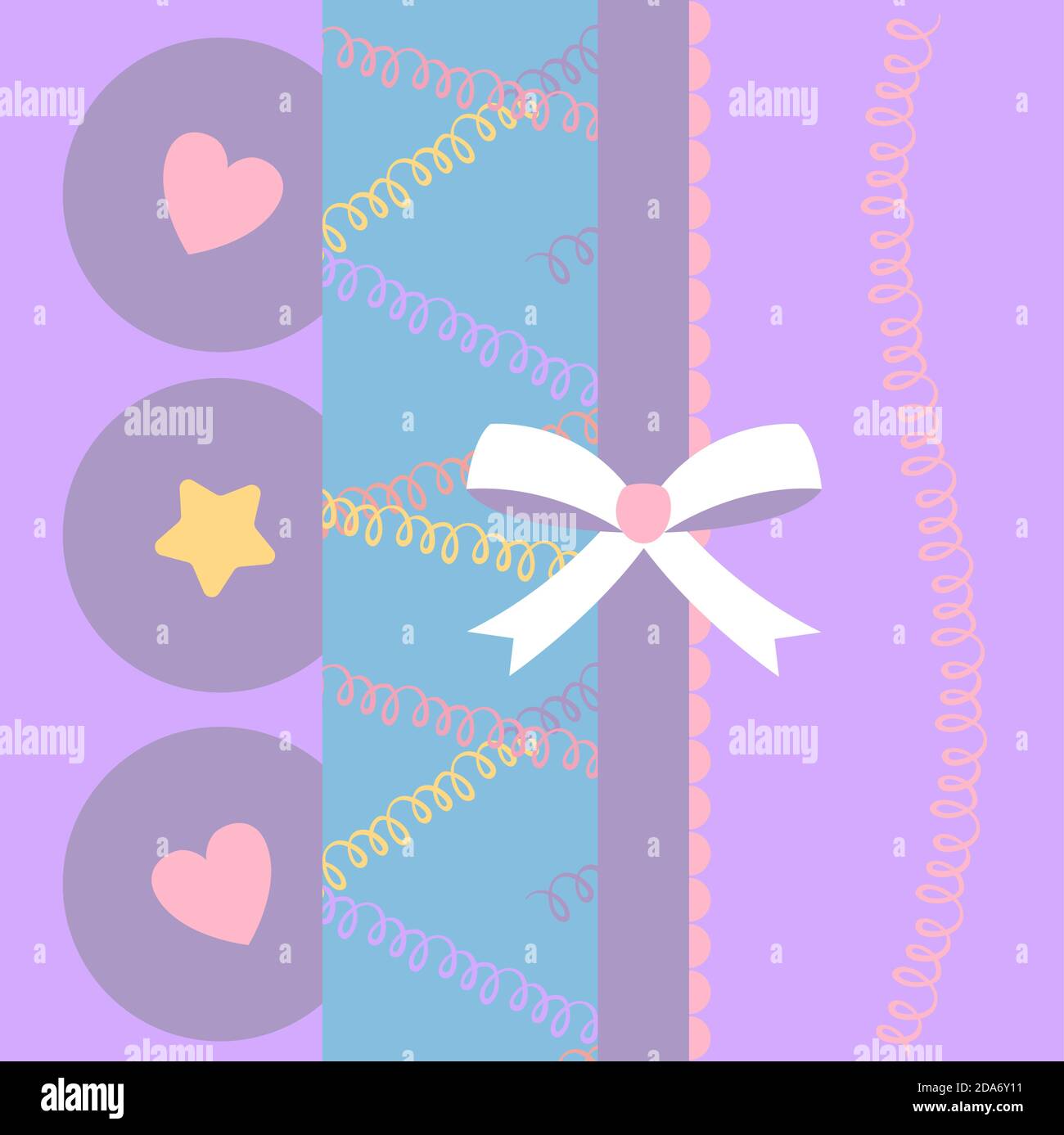Design template for cute invitation card. Template for scrapbooking ...