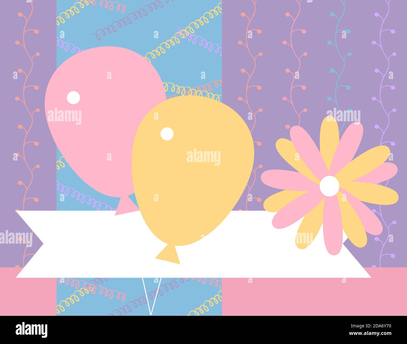 Design template for cute invitation card. Template for scrapbooking ...
