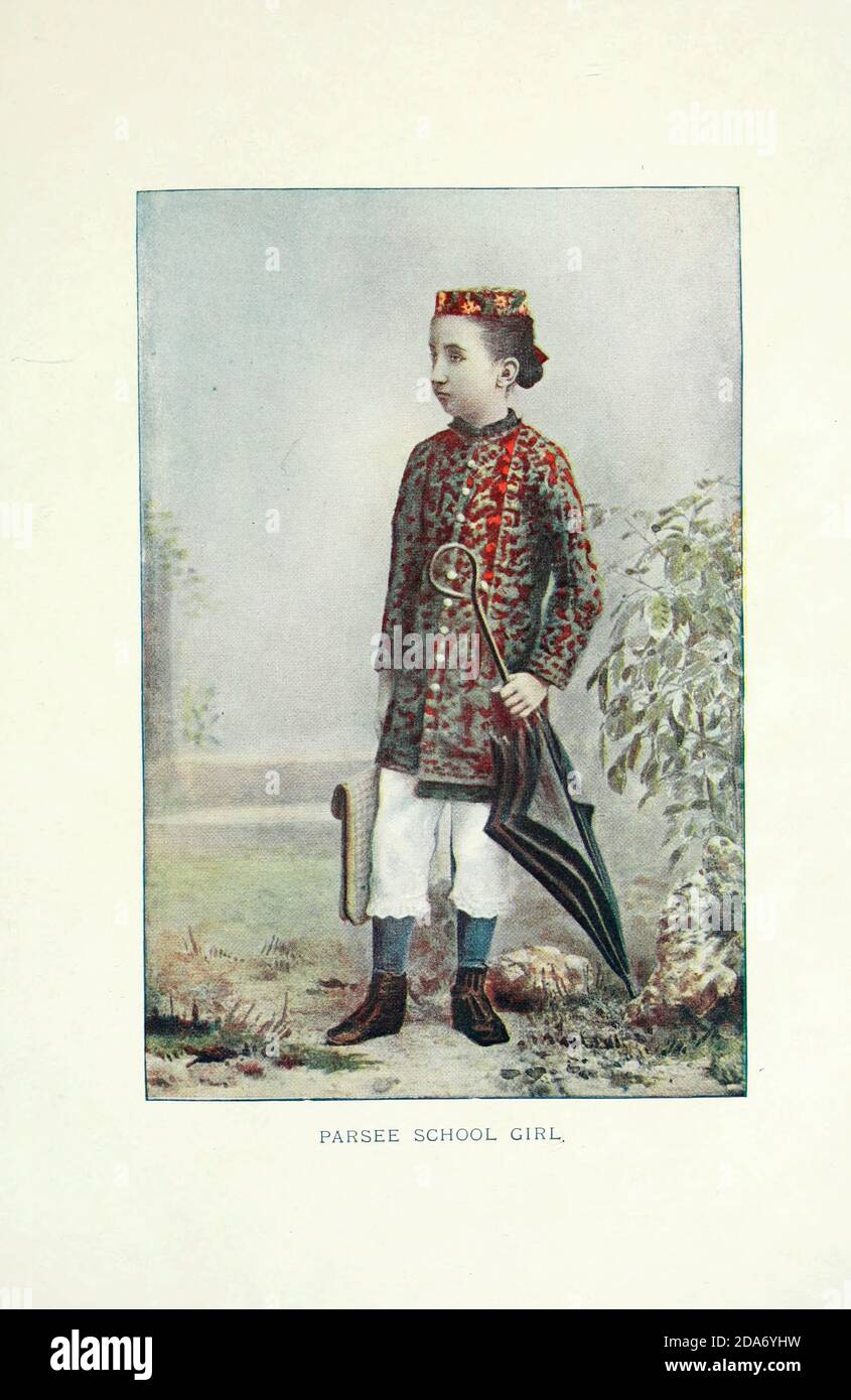 Parsee [also Parsi originally from Persia] Man from Typical Pictures of ...