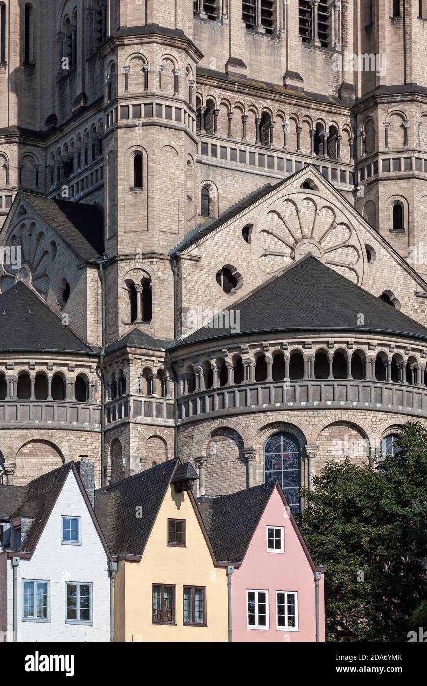 geography / travel, Germany, North Rhine-Westphalia, Cologne, houses in ...