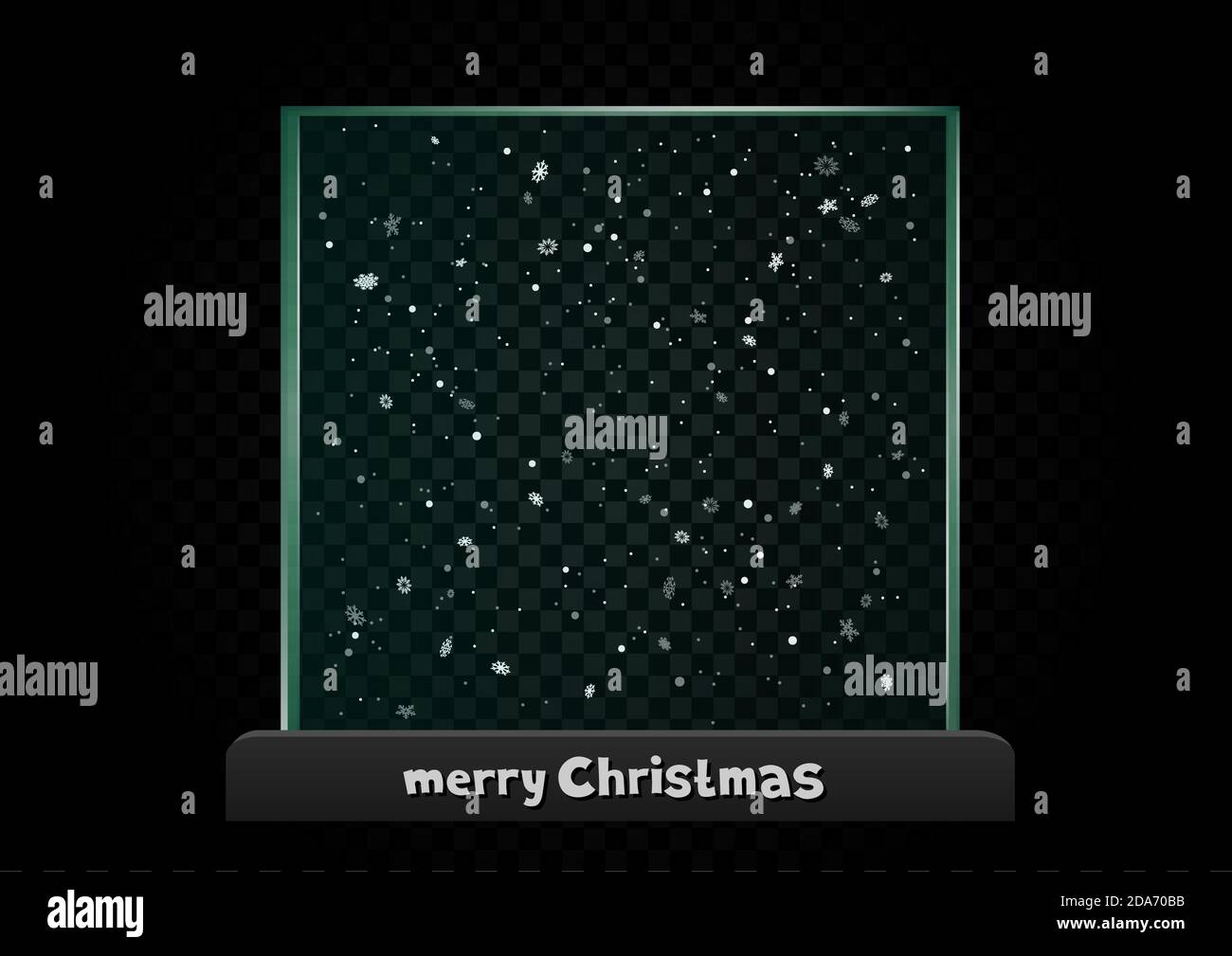 Christmas toy on dark Stock Vector Images - Alamy