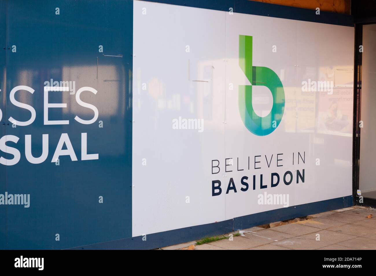 Britain's Economy / Regeneration - View of " Believe in Basildon ...