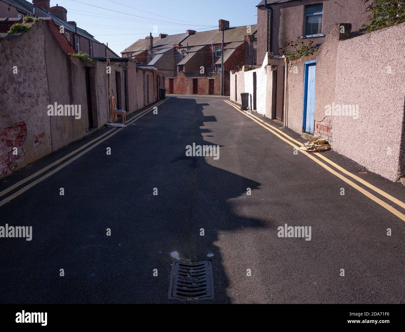 Backstreets in the area of the BAE systems Submarine construction site ...