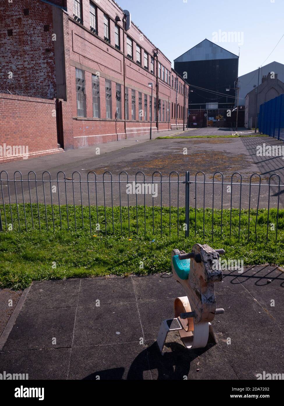 Backstreets in the area of the BAE systems Submarine construction site ...