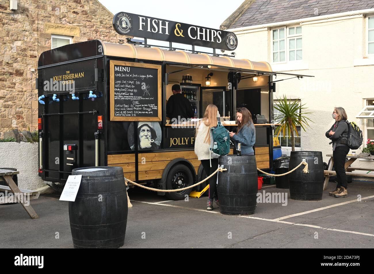 Mobile food wagon Stock Photo - Alamy