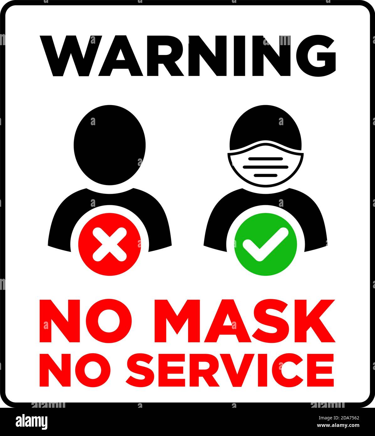 No mask required Cut Out Stock Images & Pictures - Alamy