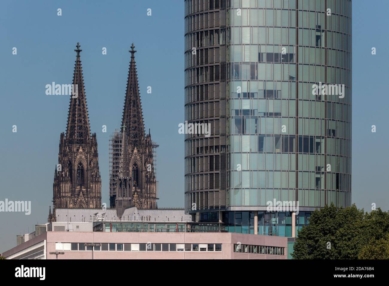 Kolntriangle tower hi-res stock photography and images - Alamy