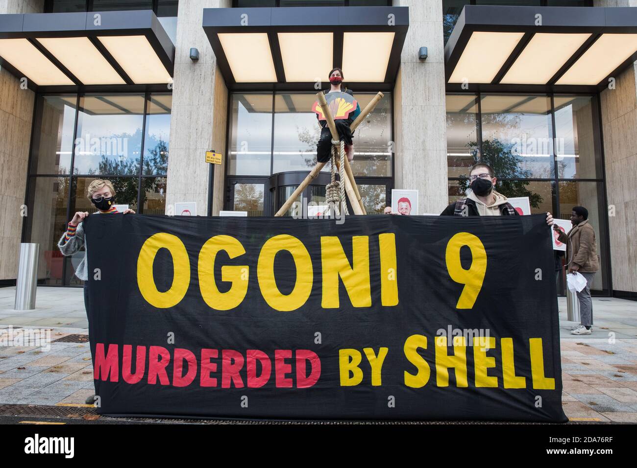 London, UK. 10th November, 2020. Environmental activists from ...